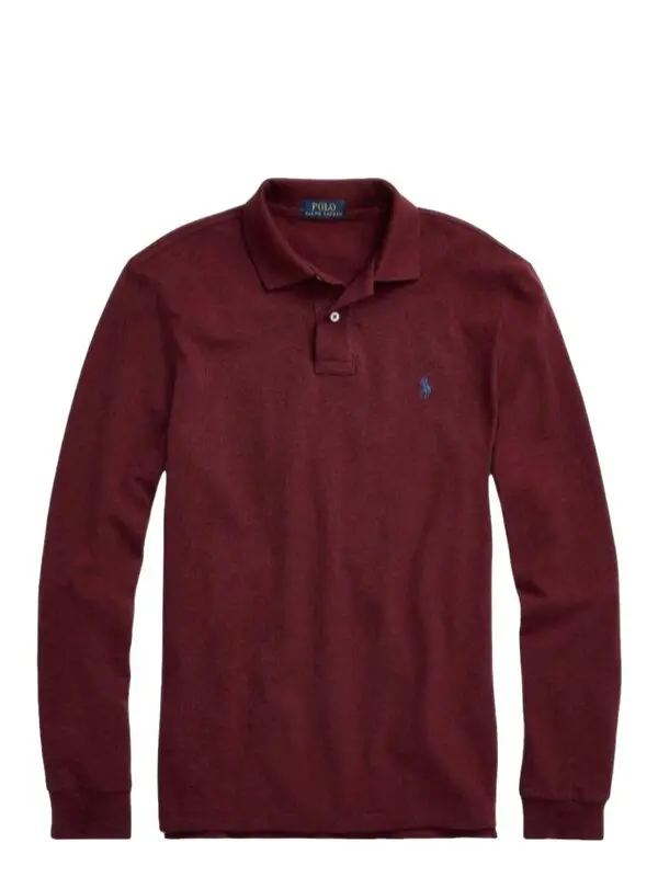 Polo Ralph Lauren All Fits Mesh Long-sleeved Polo Shirt - Brown