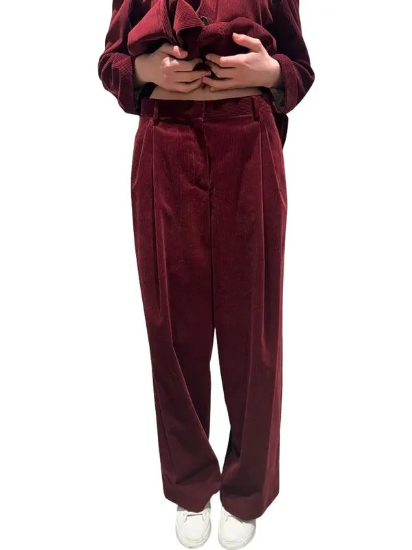 Max Mara Tailored Trousers With Belt Loops - Brown