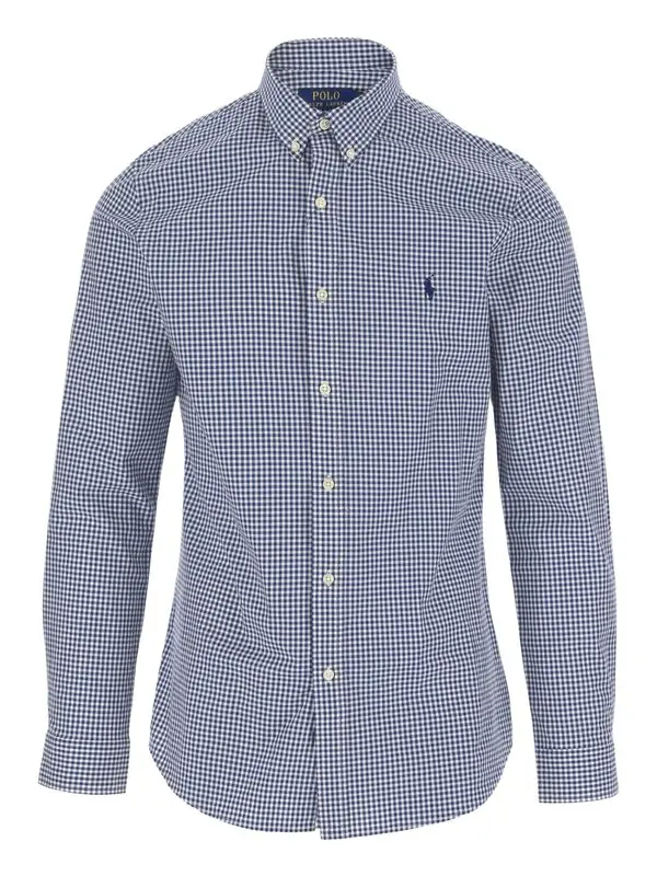 Polo Ralph Lauren Gingham Button-down Shirt - Gray