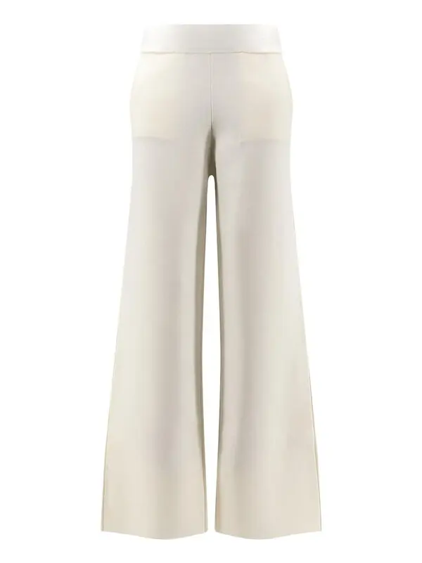Max Mara Elastic-waist Wide-leg Trousers - No