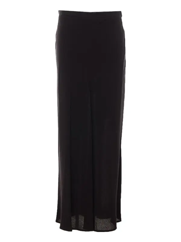 TWINSET Flared Maxi Skirt - Black
