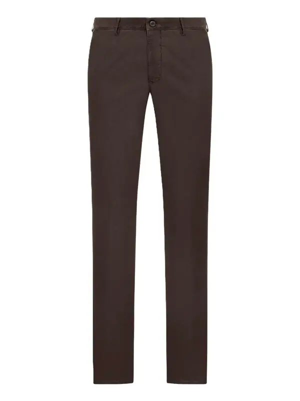 Incotex Tailored Trousers With Belt Loops - Black
