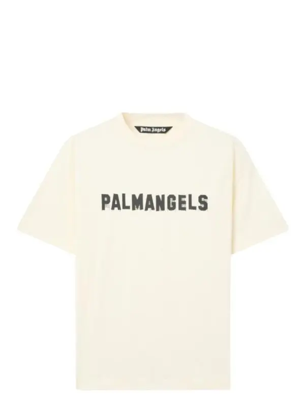 Palm Angels Palm Hills Regular T-shirt - Off-white/black