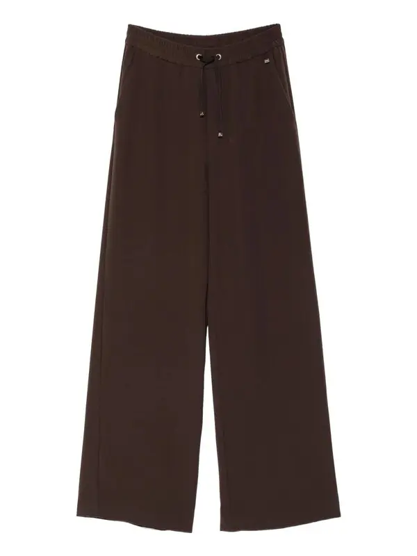Herno Drawstring Wide-leg Pants - Brown