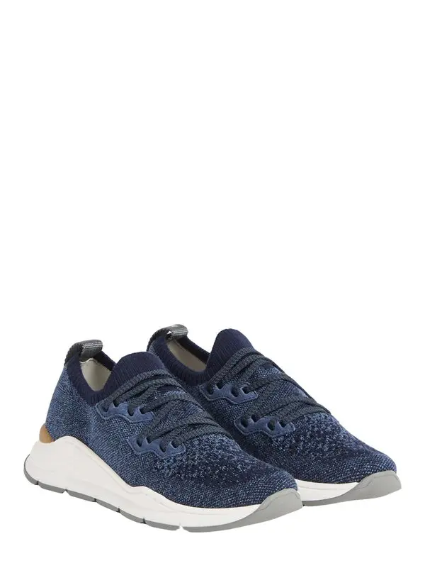 Brunello Cucinelli Knit Runners - Denim