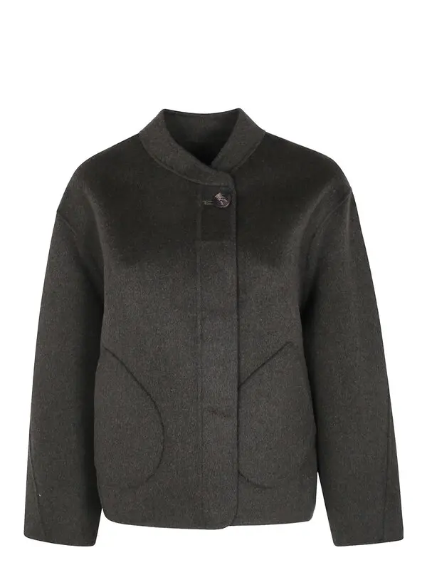 Soeur Reversible Long-sleeve Casual Jacket - Black