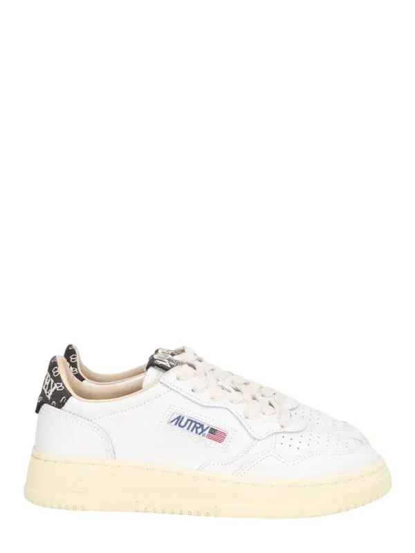 AUTRY Medalist Paneled Lace-up Sneakers - White