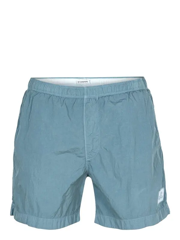 C.P. COMPANY Elasticated Casual Shorts - Blue