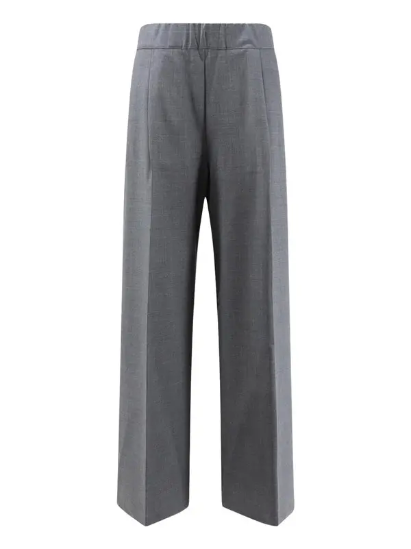 SEMICOUTURE High-waist Flared Trousers - Grey