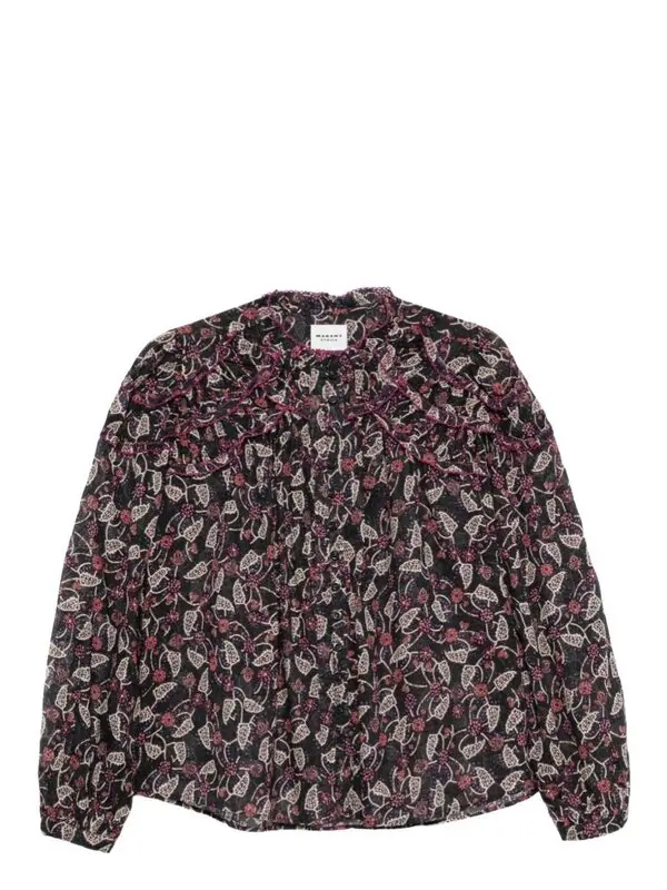 Isabel Marant Étoile Floral Print Cotton Shirt - No