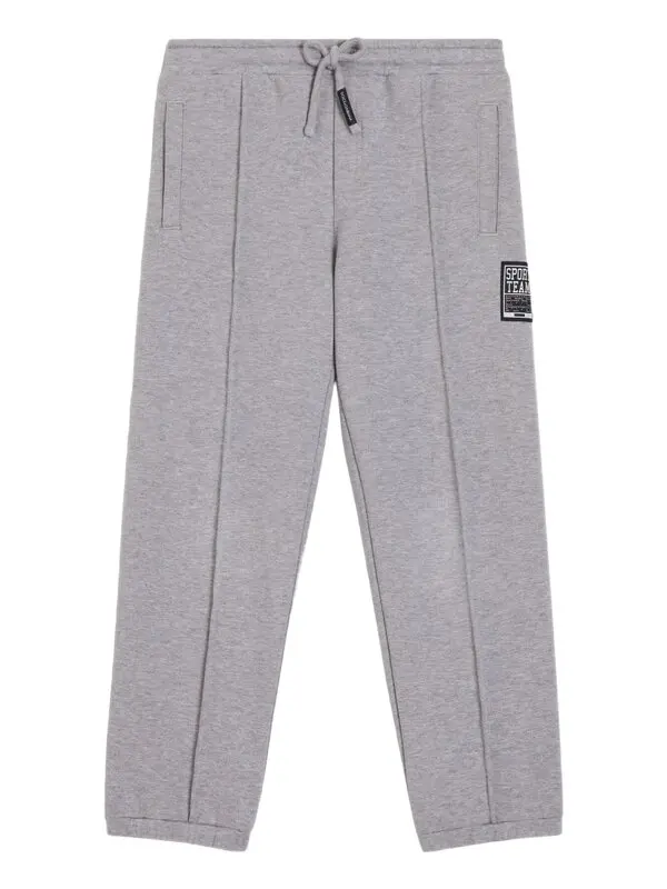 Dolce & Gabbana Logo Fleece Trousers - Grey