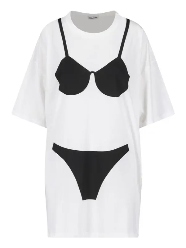 Vaquera Trompe L'oeil Tall T-shirt - No
