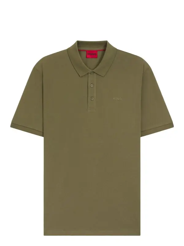 Hugo Boss Solid Color Polo Shirt - Green