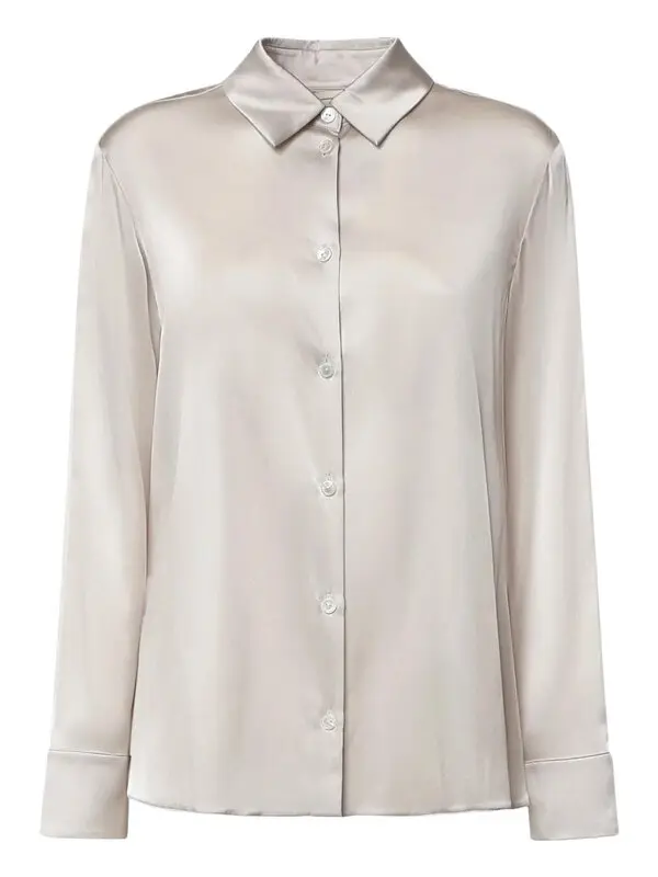 Max Mara Long-sleeved Shirt - Ice
