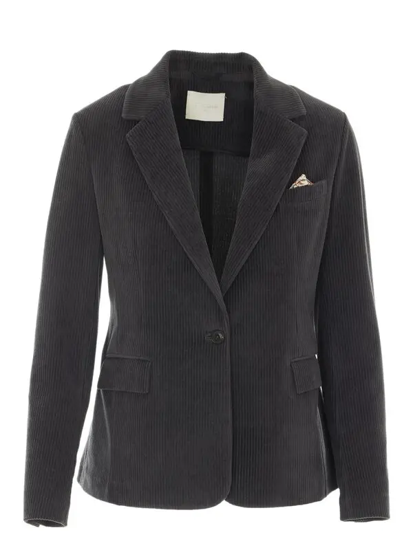 CIRCOLO 1901 Single-breasted Blazer - Black