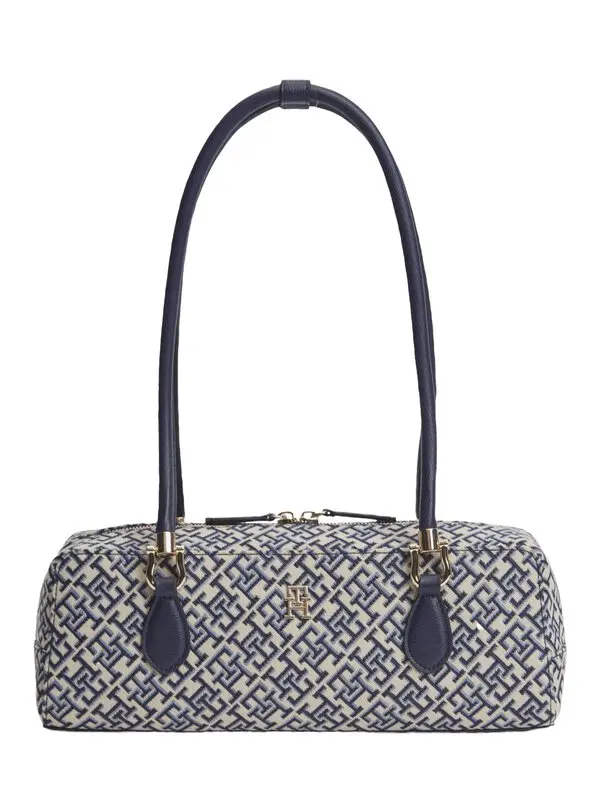 Tommy Hilfiger Printed Shoulder Bag - Gray