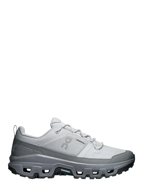 On Cloudrock Low Waterproof Low-top Sneakers - Glacier/rock