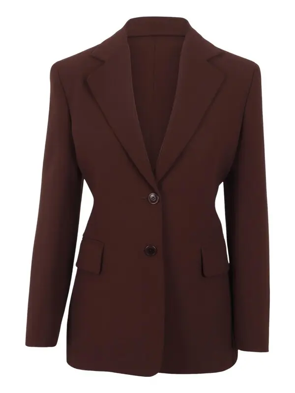 Ermanno Scervino Single-breasted Blazer With Notched Lapel - Black