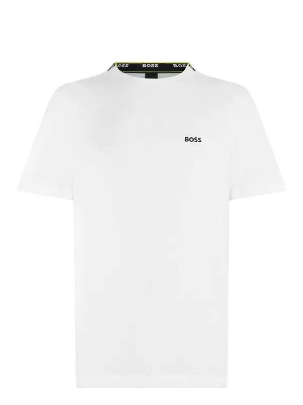Hugo Boss Logo Crew-neck T-shirt - White