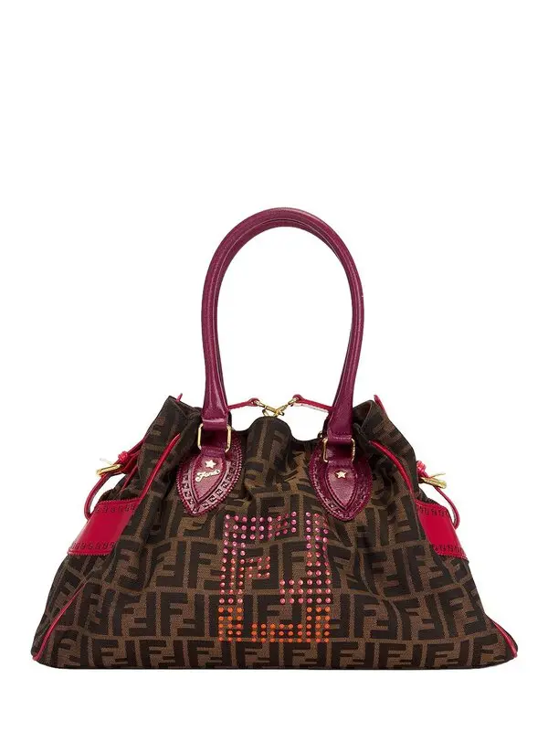 Fendi Zucca Chef De Jour Handbag - Brown