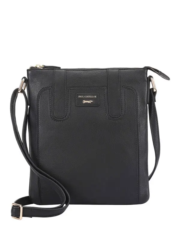 Paul Costelloe Marble Crossbody Bag - Black