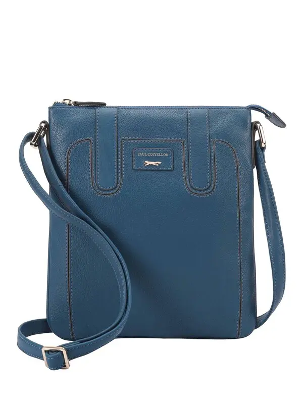 Paul Costelloe Marble Crossbody Bag - Blue