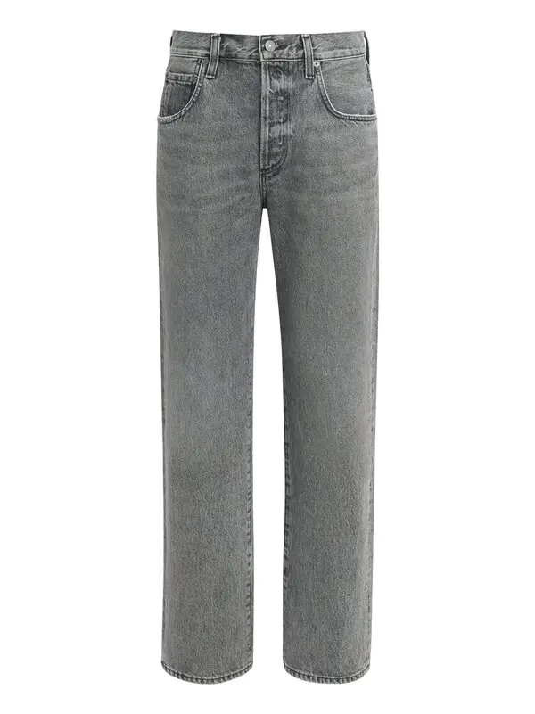 Citizens Of Humanity 90's French High-rise Straight Jeans - Black