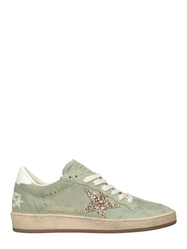 GOLDEN GOOSE Suede Ball Star Sneakers - Green