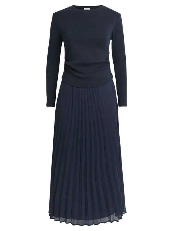 Claudie Pierlot Pleated Midi Dress - Blue