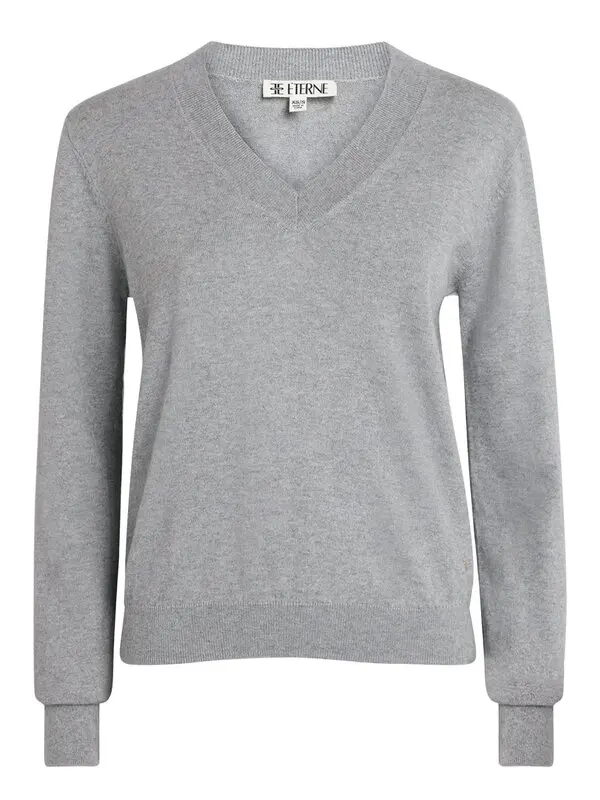 Eterne Cotton-cashmere Lennox Sweater - Grey