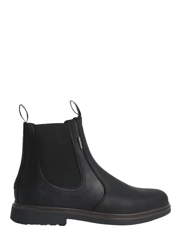 Barbour Leather Hale Chelsea Boots - Black