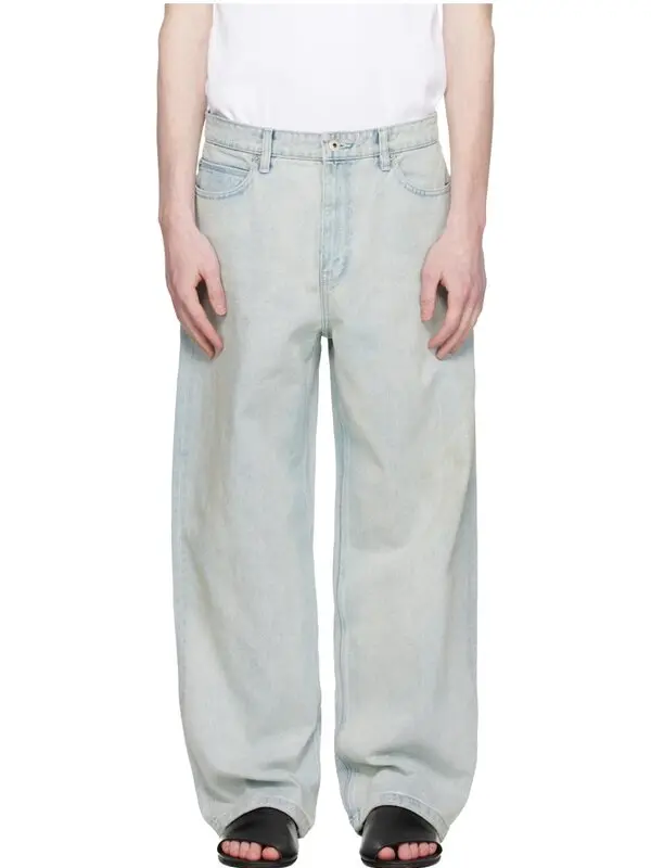COOR Straight-leg Jeans - Ice-blue