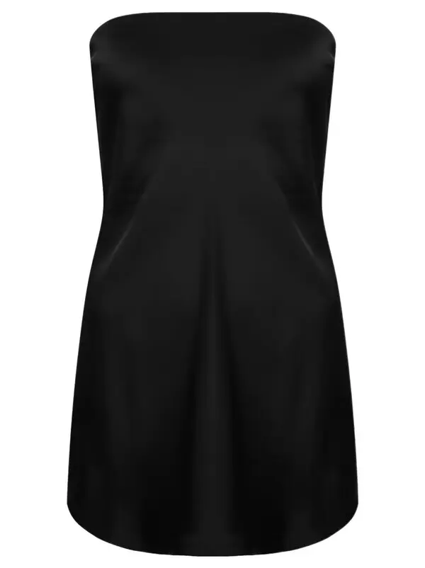 Norma Kamali Strapless Mini Dress - Black