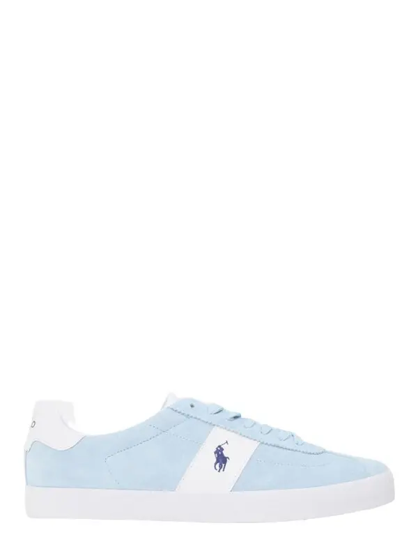 Polo Ralph Lauren Court Vulc Pp Sn52 Sneakers - Light Blue/wht