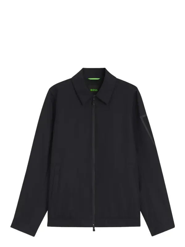 Hugo Boss Boss Water-repellent Stretch Jacket - Dark Blue