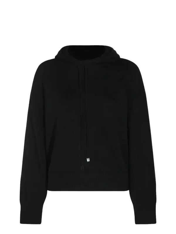 Antonelli Firenze Relaxed Hooded Sweater - Black