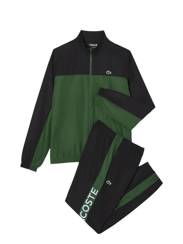 Lacoste Tennis Printed Tracksuit - Black