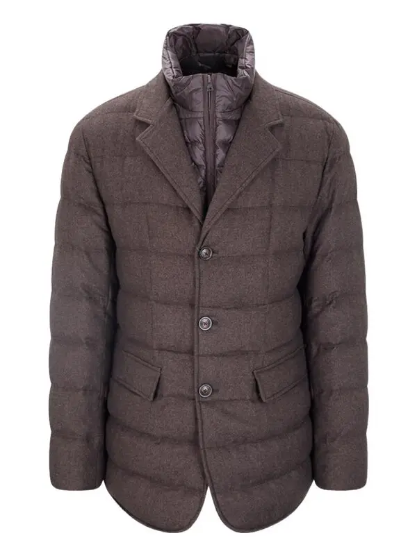 Herno Quilted Long-sleeve Padded Jacket - Black