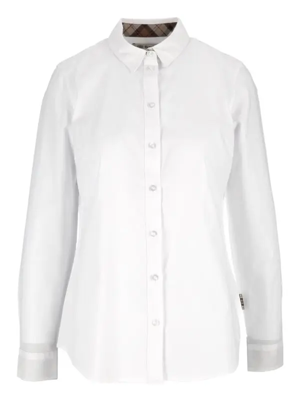 Barbour Collared Button-up Shirt - White