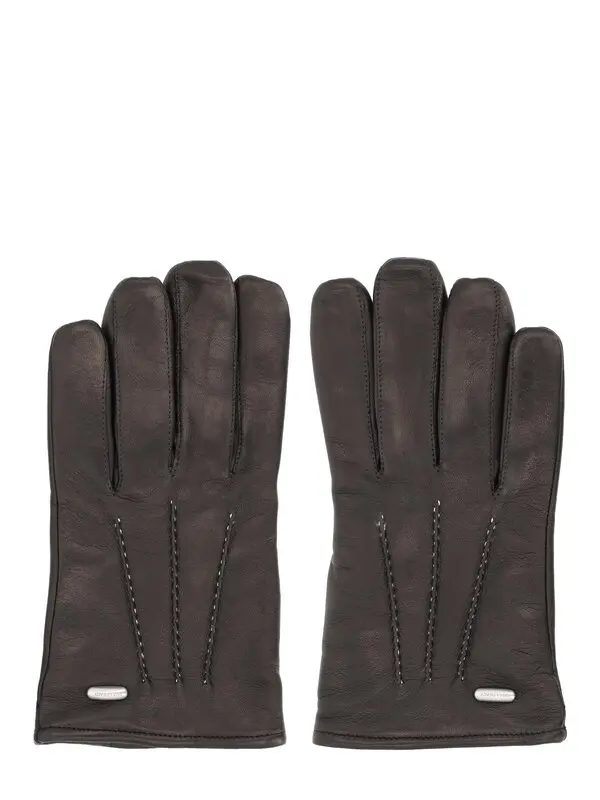 Our Legacy Leather Gloves Made In Italy - Black
