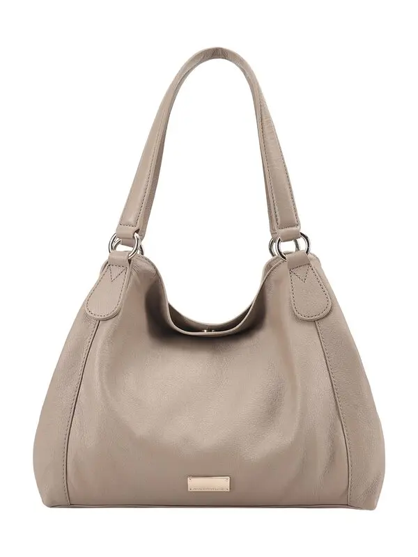 Paul Costelloe Sophie Leather Shoulder Bag - Black