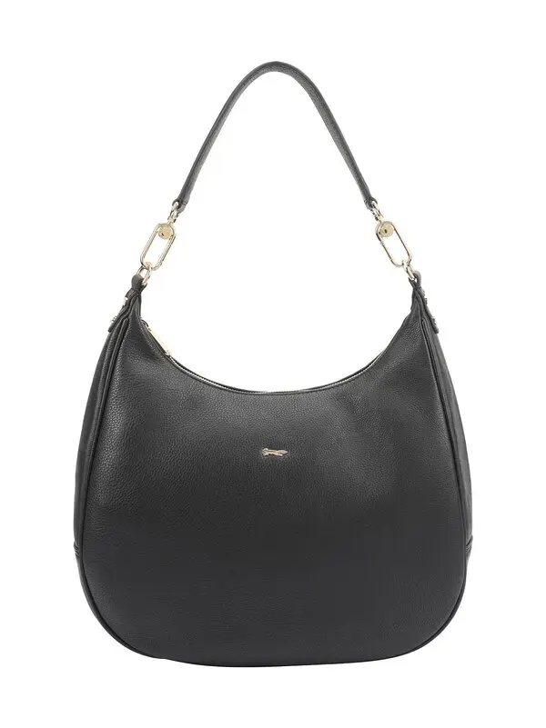 Paul Costelloe Anano Leather Shoulder Bag - Black