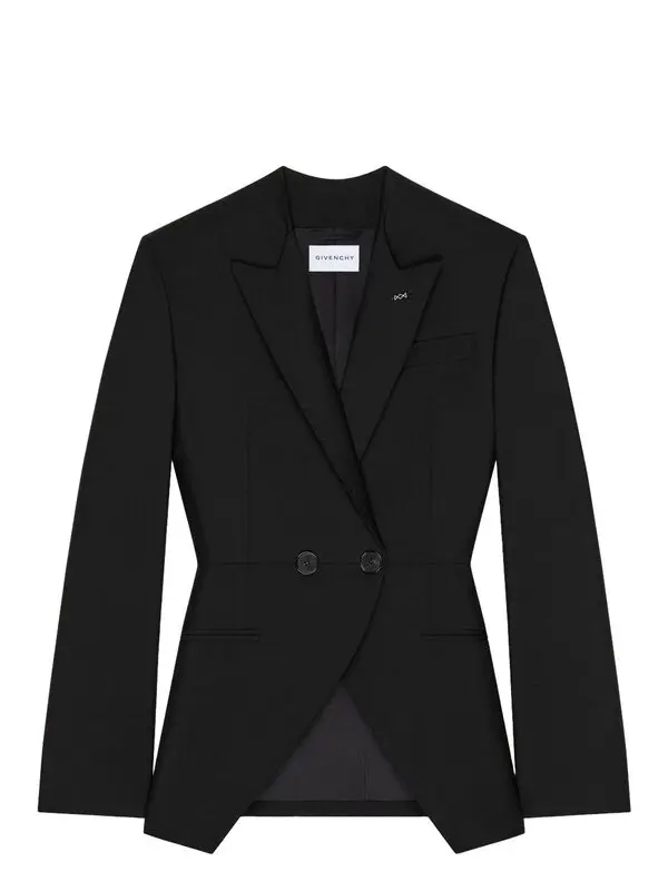 Givenchy Double Breasted Blazer - Black