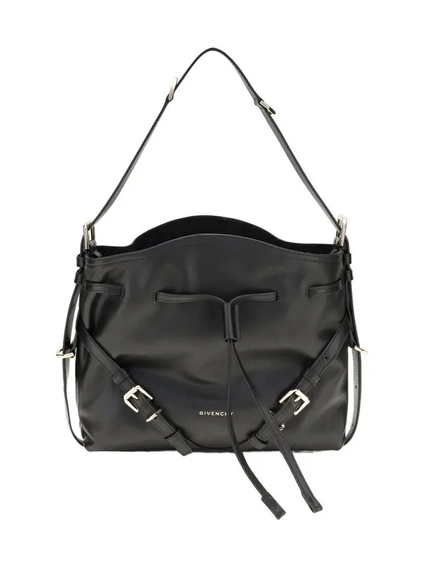 Givenchy Buckled Shoulder Bag - Black