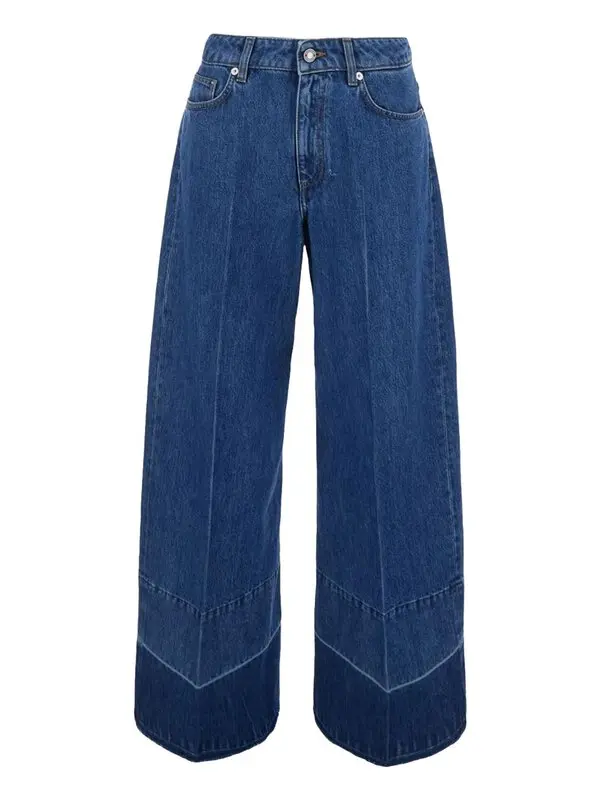 Givenchy Wide Leg Jeans - Blue