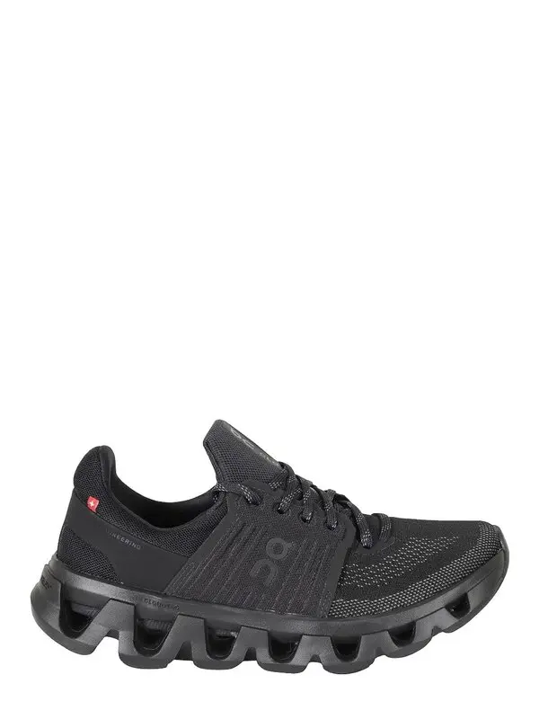 On Cloudswift 4 Ad Lightweight Cushioned Sneakers - Black