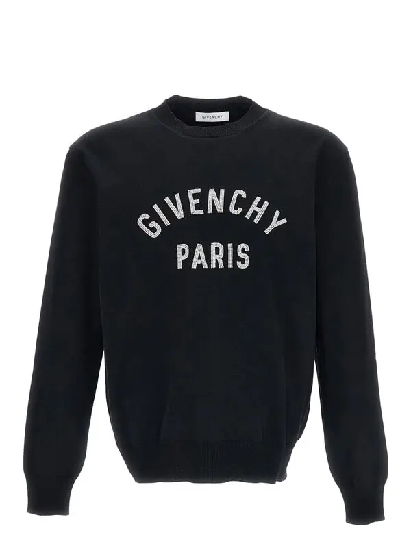 Givenchy Paris Logo Sweater - Black