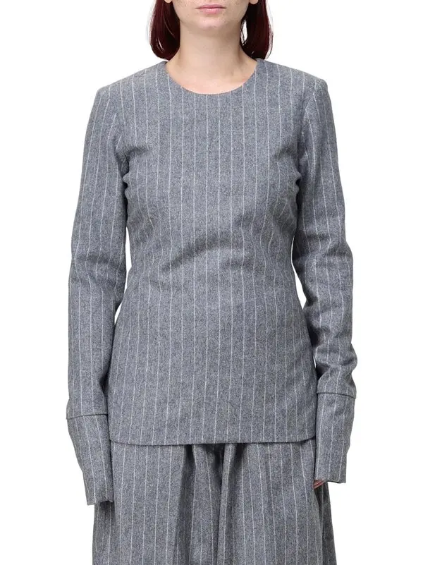 THELATEST Pinstriped Shirt - Grey