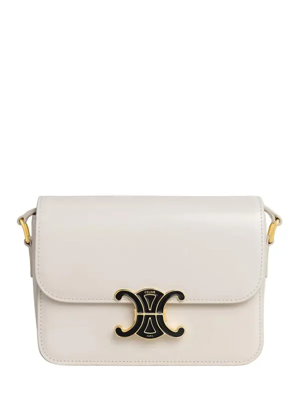Celine Mini Bag With Triomphe Clasp - White