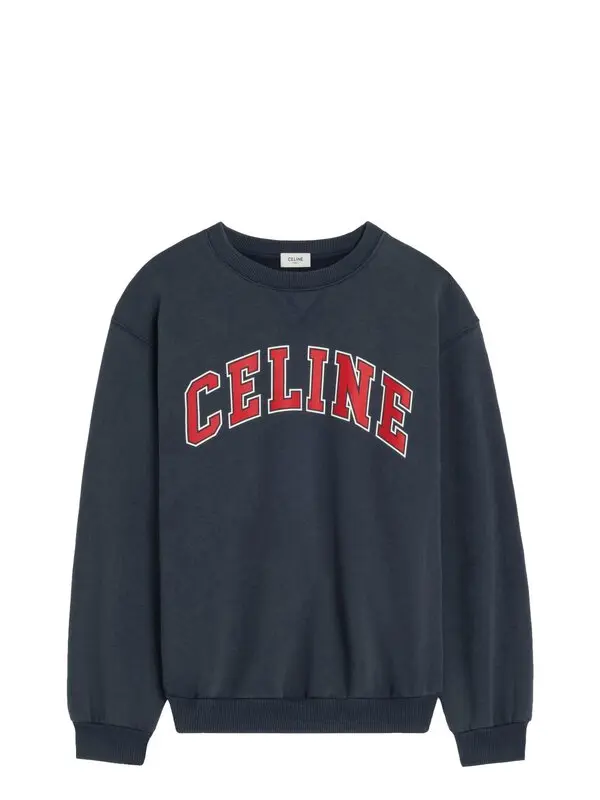 Celine Graphic Sweatshirt - Navy